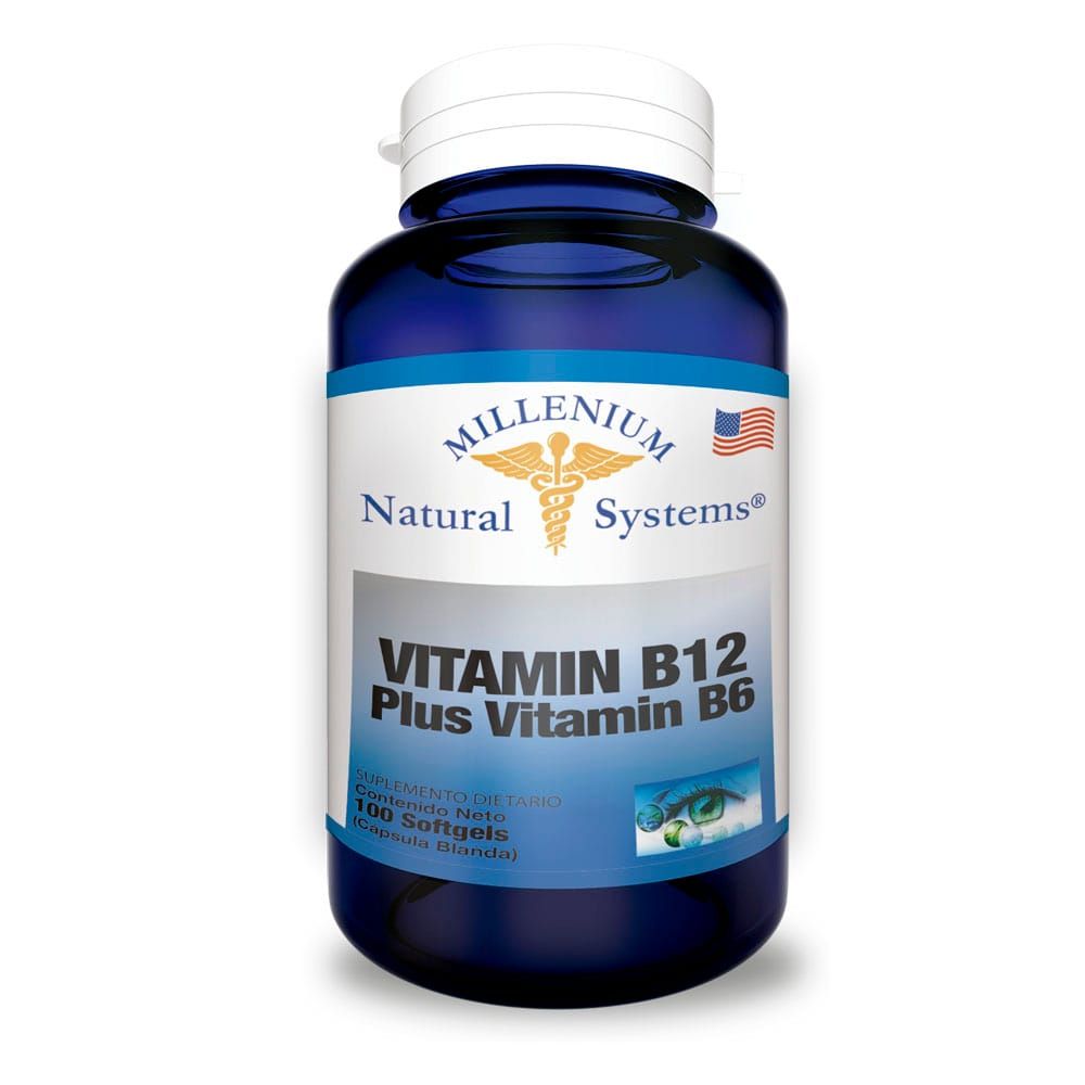 Vitamina B12 + Vitamina B6 (100 Softgels) | Nutricion Online
